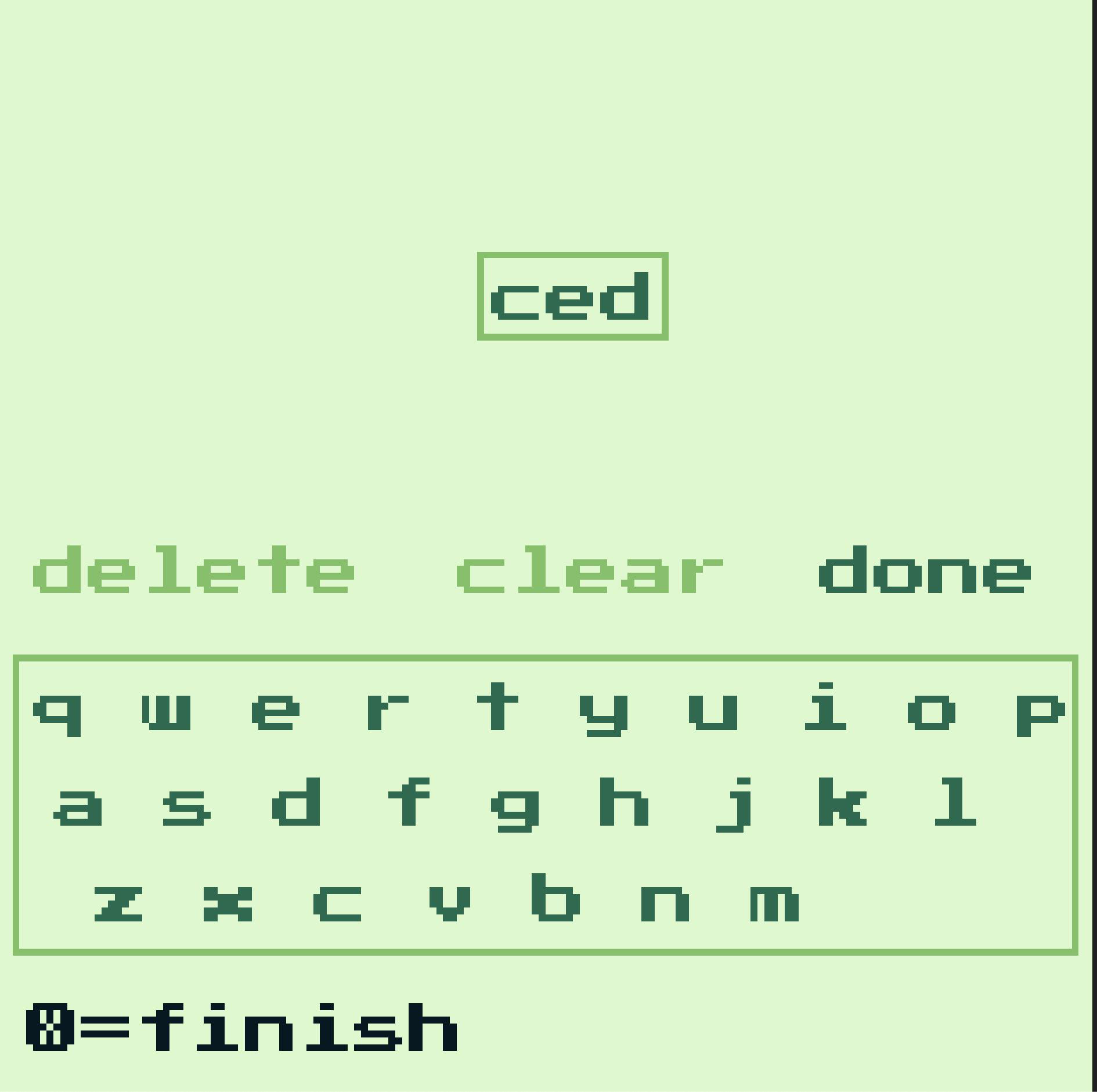 Text Input WASM 4